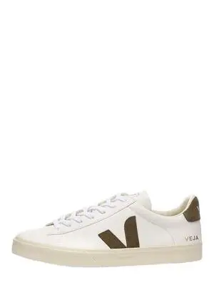 VEJA Campo Chromefree Lace-up Sneakers - White/khaki