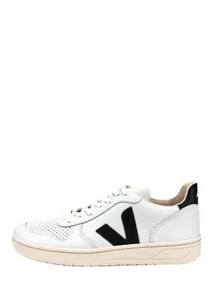 VEJA V- Lace-up 'extra White Black - White/black