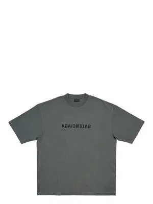 Balenciaga Mirror T-shirt Medium Fit - Grey