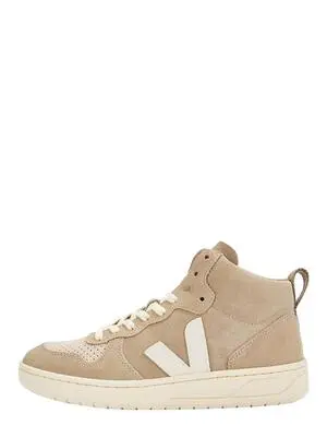 VEJA VEJA V-15 Suede High Top Sneakers Dune/pierre