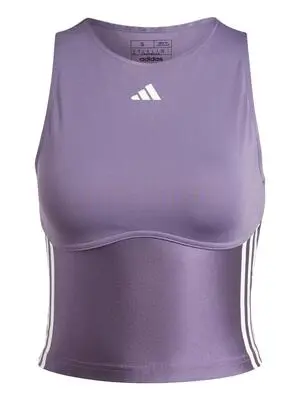 Adidas Hyperglam Shine Crop Tank Top Asia Sizing - Purple