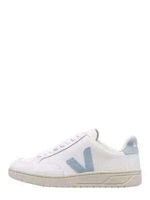 VEJA V-12 Leather Sneakers - White/blue