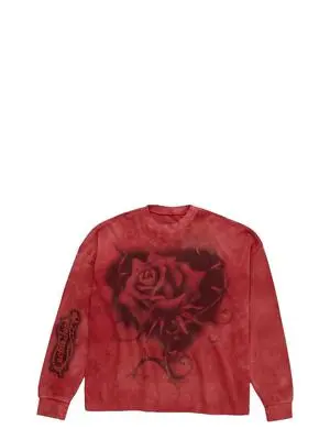 TRAVIS SCOTT X Nike Tie Dye Thermal Rhinestone Long-sleeve - Red