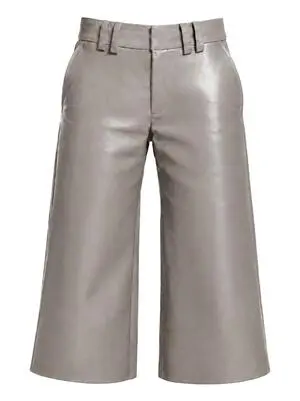 HEDARE Hedare Leather Capri Trousers