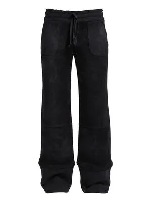 HEDARE Hano Suede Tracking Pants - Black