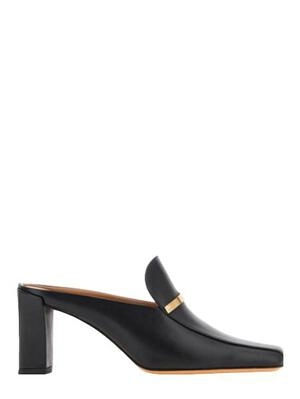 TOD'S Square-toe Slip-on Sandals - Nero