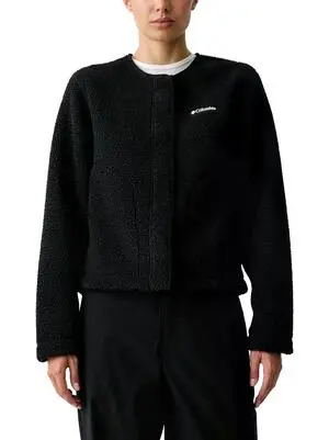 Columbia Logo Patch Fleece Jacket - Black