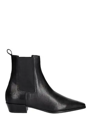 SUMMERY COPENHAGEN Cph294 Pointed-toe Chelsea Boots - Black