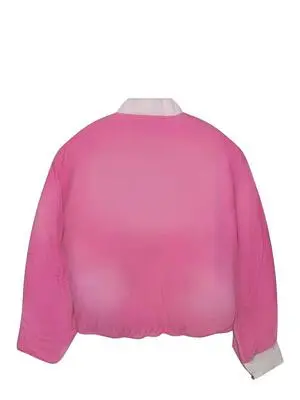 424 Zip-up Bomber Jacket - Pink