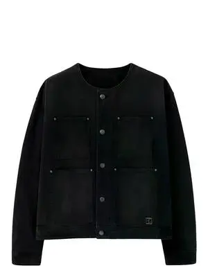 WOOYOUNGMI Long-sleeve Pocket Jacket - Black