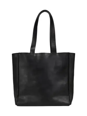T.A.S Oiled Leather Tote Bag - Black