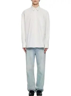 WOOYOUNGMI Striped Pocket Shirt - Neutrals