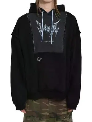 SKOOT Midnight Show Graphic-print Hoodie - Black