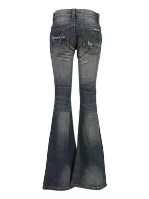 JADED LONDON Distressed Chain-link Jeans - Blue