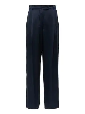 Max Mara High-rise Wide-leg Pants - Blue