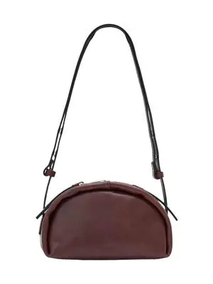 ALLSAINTS Leather Rosalie Arc Cross-body Bag - Red