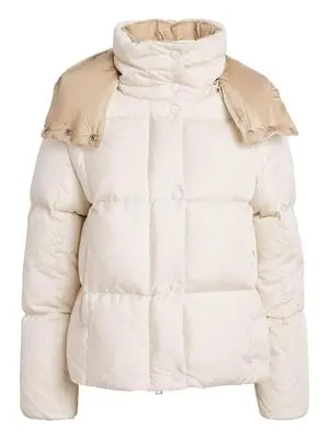 Moncler Castlenew Down Quilted Jacket - Beige