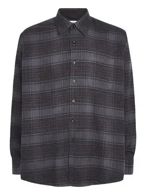 Our Legacy Cotton Check Above Shirt - Black