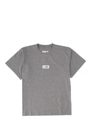 MAISON MARGIELA Cotton Logo Patch T-shirt - Grey