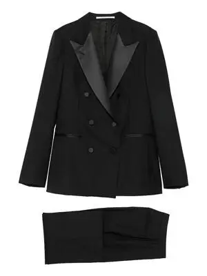 Tagliatore Smoking Parigi Wool Suit - Black