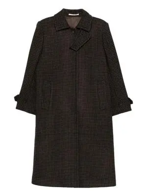 Tagliatore Tagliatore Bethany Single Breasted Wool Coat Brown