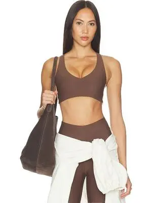 The Upside Daytona Jetta Racerback Sports Bra - Chocolate