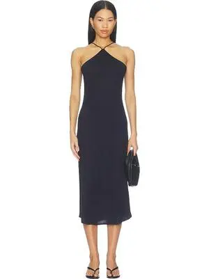 GEEL Paulette Midi Dress - Navy