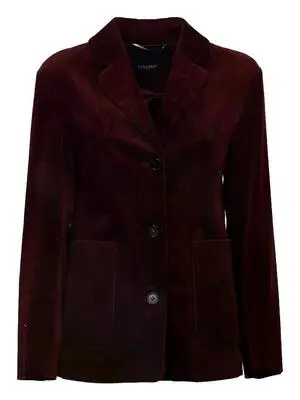 MAX MARA S Max Mara Corduroy Single-Breasted Blazer