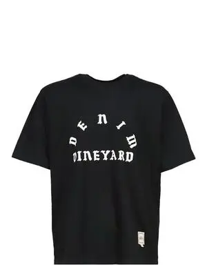 DEAR BORO Denim Vineyard Short-sleeve T-shirt - Black
