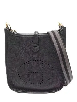 Hermès Clemence Evelyne I 16 Amazone Crossbody Bag - Black