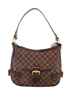 LOUIS VUITTON Damier Highbury Hobo Bag - Brown