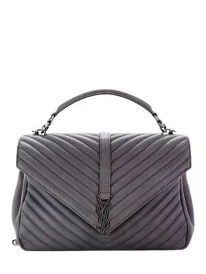 Saint Laurent SAINT LAURENT Monogram College Bag Grey