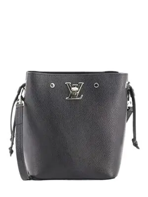 LOUIS VUITTON Louis Vuitton Lockme Leather Nano Bucket Bags