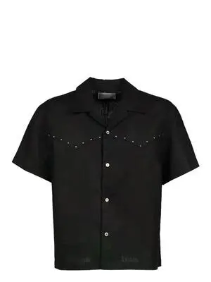 CEDARWOOD Dinner Studded Short-sleeve Shirt