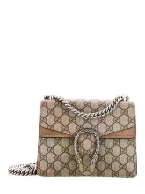 Gucci Dionysus Gg Coated Canvas Mini Crossbody Bag - Brown