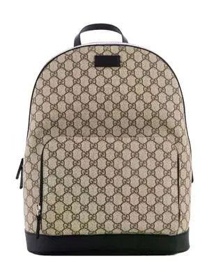 Gucci Gg Coated Canvas Backpack - Brown