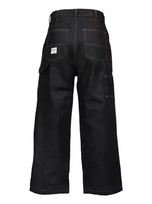 DAIRIKU Rigid Double-knee Jeans - Blue