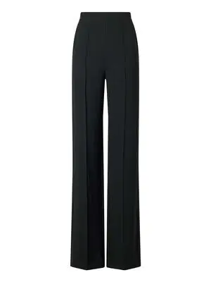 Maticevski Afterword Pleated Cady Straight-leg Pants - Black
