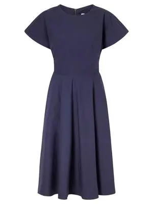 Rosie Assoulin Pleated Cotton-taffeta Midi Dress - No