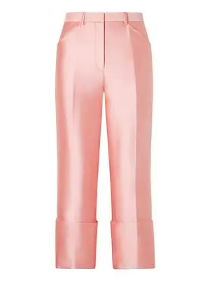 Calvin Klein Satin Skinny Pants - Pink