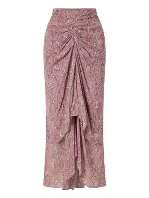 Veronica Beard Printed Maxi Skirt - No