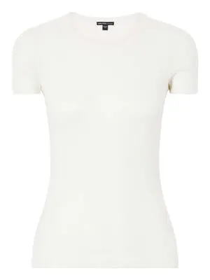 JAMES PERSE Ribbed-knit T-shirt - No