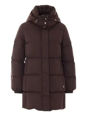 Add Amadeus Hooded Puffer Coat - Black