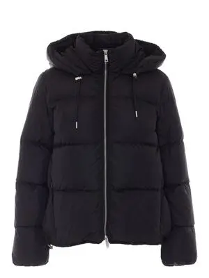 Add Hooded Puffer Down Jacket - Black