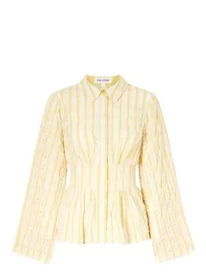 Rosie Assoulin Seersucker Checked Blouse - No