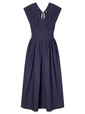 Rosie Assoulin Gathered Cotton-taffeta Midi Dress - No