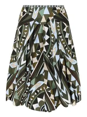 Emilio Pucci Printed Silk-twill Wide-leg Pants - Multicolor