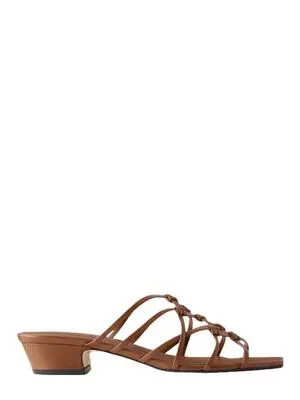 AeydĒ Woven Leather Sandals - Brown