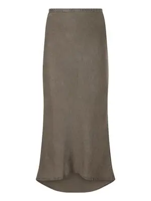 JAMES PERSE Linen Midi Skirt - No