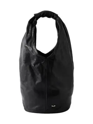 Our Legacy Fofo Drip Leather Tote - Black